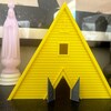 Midsommar Yellow Pyramid Temple 3d Printed Model - Etsy