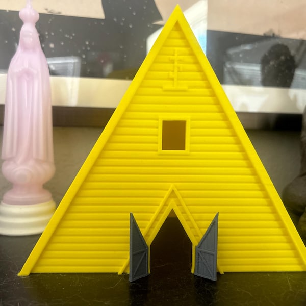 Midsommar Yellow Pyramid Temple 3d Printed Model - Etsy