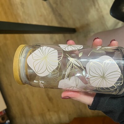 Boho Blueberry Beer Can Glass, Beer Can Glass, Beer Glass, Libbey Glass ...