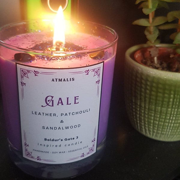 Gale || Baldur's Gate 3 || Scented Candle || Gift || Handmade, Soy Wax ...