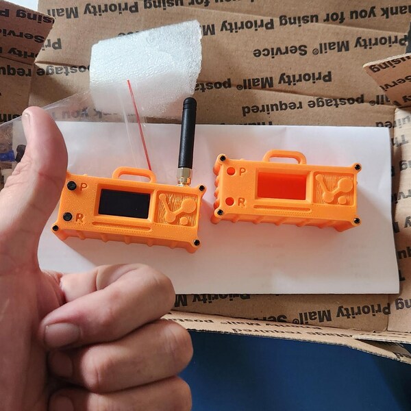 Heltec V3 Complete Device Running Meshtastic in Compact Case With 1000 ...