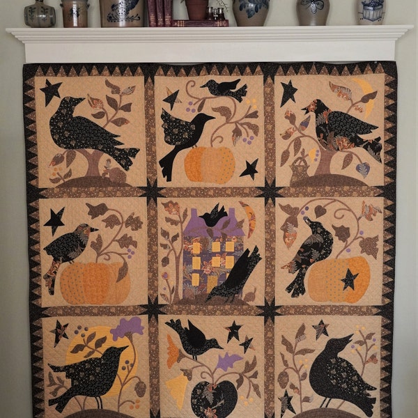 Our Flying South Quilt Features Batiks Blocks of Bold Warm and Beige ...