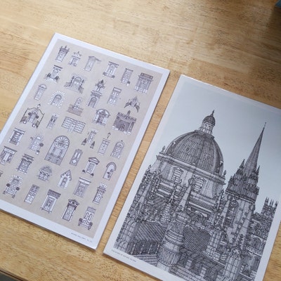 40 Front Doors of Frome Hand Drawn Print Frome Illustration Frome ...