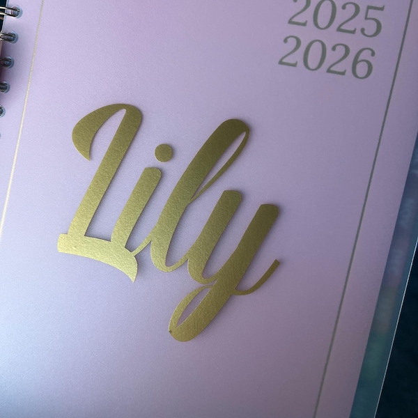 Custom Cursive Name Stickers | Water Bottle Sticker | Laptop Sticker ...