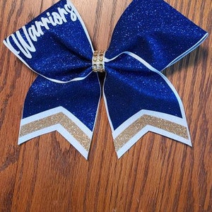 Glimmer Glitter Cheer Bow Key Chain - Etsy