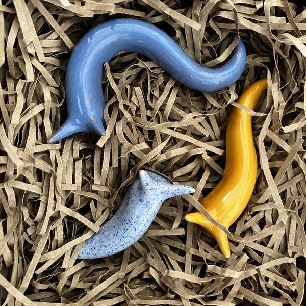 Ceramic Slugs - Assorted Pack of X3 - Etsy