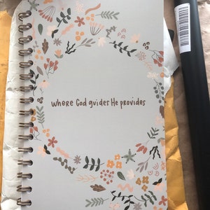 Bible Journal Prayer Journal Spiral Notebooks About Faith, Jesus, God ...