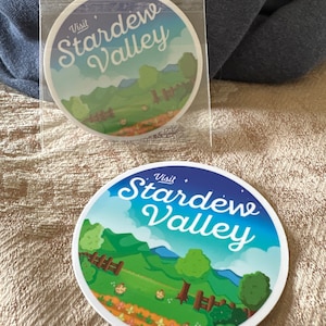 Visit Stardew Valley Sticker Stardew Valley Stardew Gamer Girl Sticker ...
