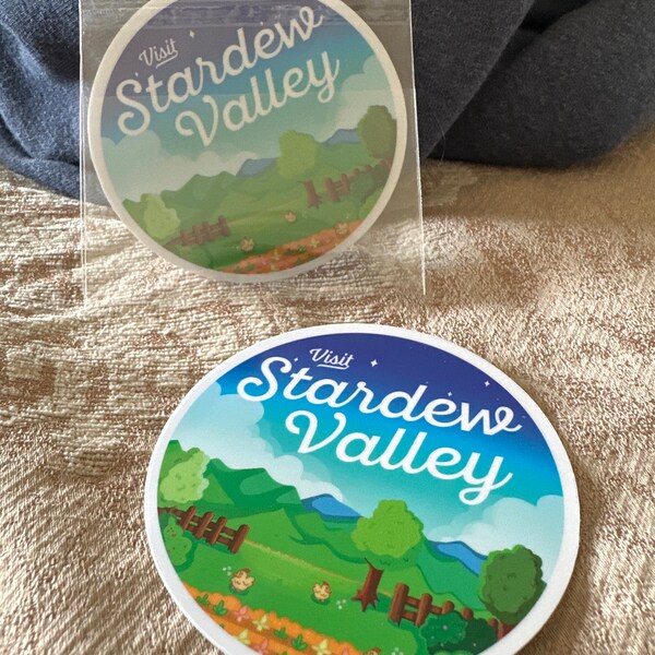 Visit Stardew Valley Sticker | Stardew Valley | Stardew | Gamer Girl ...
