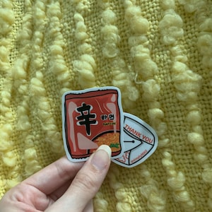 Korean Ramen Sticker, Shin Ramen Sticker, Korean Sticker, Spicy Sticker ...