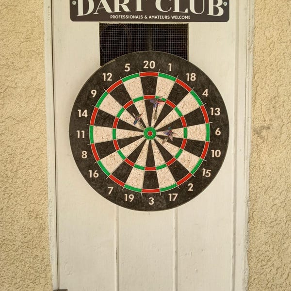 Dart Club Sign, Personalized Gamer Name Man Cave Sign, Professionals ...