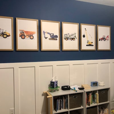 Dump Truck Wall Decor, Dump Truck Print, Construction Vehicle, Nursery ...