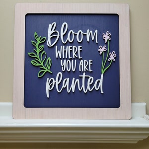 BOTANICAL WELCOME SIGN | Etsy