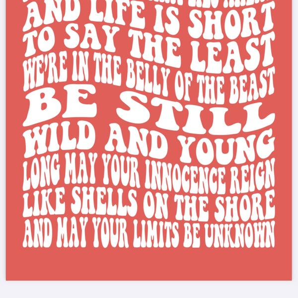 Custom Song Lyrics Print Colourful Music Poster Favourite Song Gifts A5 ...