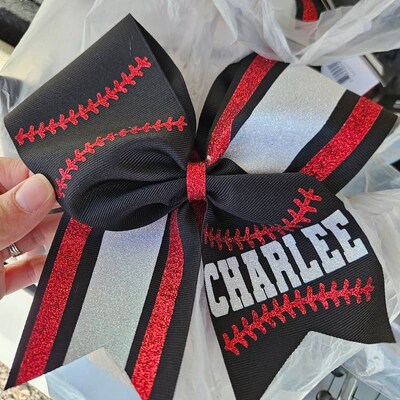 Custom Cheer Bow in Your Team Colors, Great Gameday Cheer Bow ...