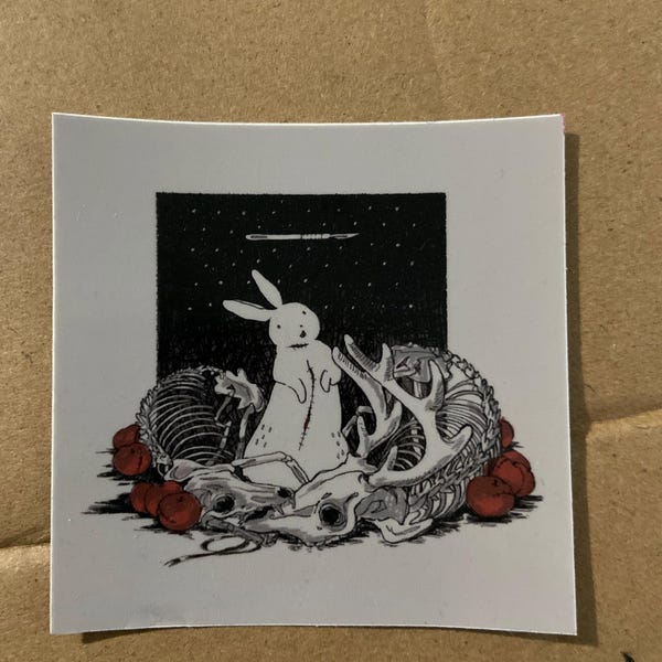 The Barn - Jackrabbit Matte Print - Etsy