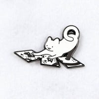Cream Enamel Pin - Etsy