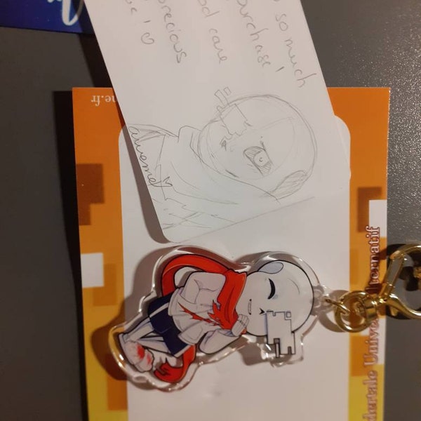 Undertale Au's Acrylic Epoxy Charm Error, Ink, Cross, Geno, Fresh ...