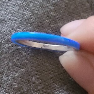 Unicorn Poop Diamondcast Ring With Opal Inlay on an 8mm Wide Channel ...