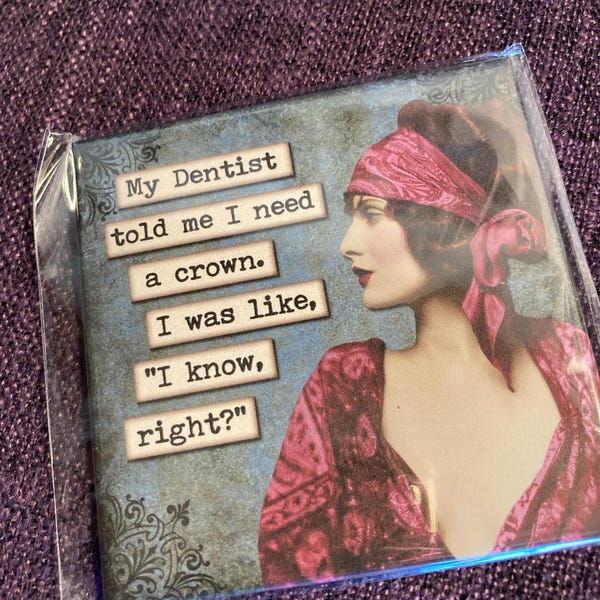 Funny Retro Magnet, Funny Magnet, Retro Design, Fridge Magnet, Magnet ...