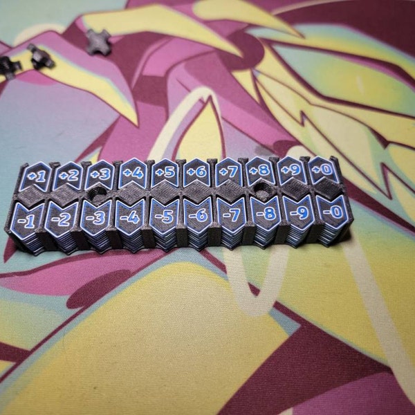 Wooden Ability Counter Set Compatible With Magic MTG Laser Engraved Set ...