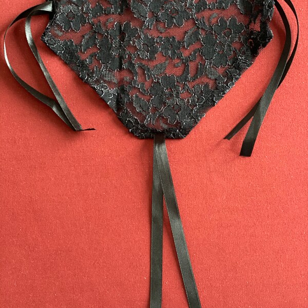 Modesty Panel, Lace, Cleavage Cover,décolletage Cover,post Surgery ...