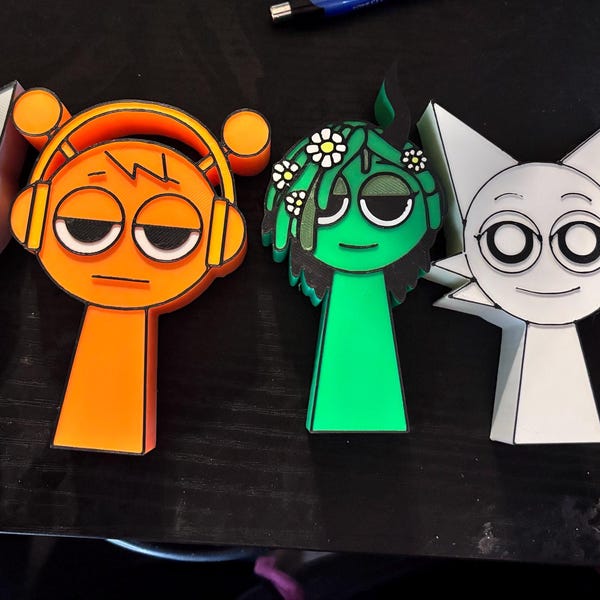 Sprunki Toys, 3D Printed Toys, Cake Toppers, Party Favor, Incredibox ...