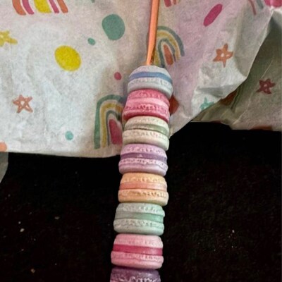 Donut Crochet Hook With Stitch Marker Polymer Clay Crochet - Etsy