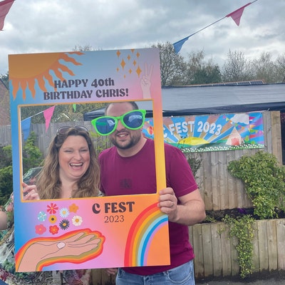 Festival Birthday Selfie Frame, Summer Festival, Music Festival ...