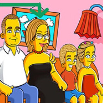 Personalized Simpsons Family Portrait, Custom Simpsons Couple Portrait ...