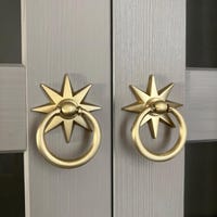 Unique Drawer Pulls Handles Gray Kitchen Handles Modern Striped Dresser ...