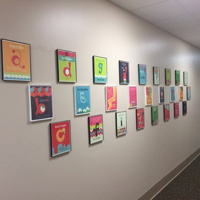 ABC Scripture Cards, Abc's of God Scripture Art, Christian Kids Set of ...