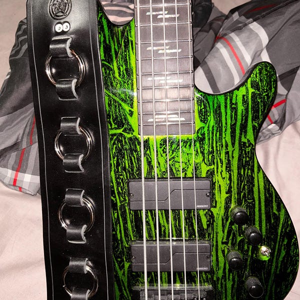 BRUCE DICKINSON Leather Old School Silver Pyramid Studded Belt - Etsy