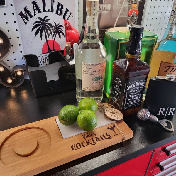 Personalized Tequila Flight Board-couples Shot Board-tequila Party Tray ...
