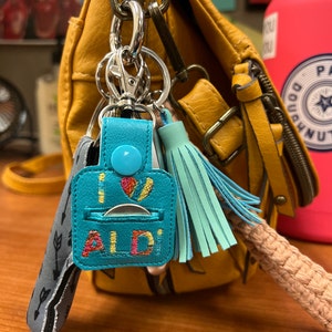 Purple Mermaid I Love Aldi Quarter Keeper Key Chain Coin - Etsy