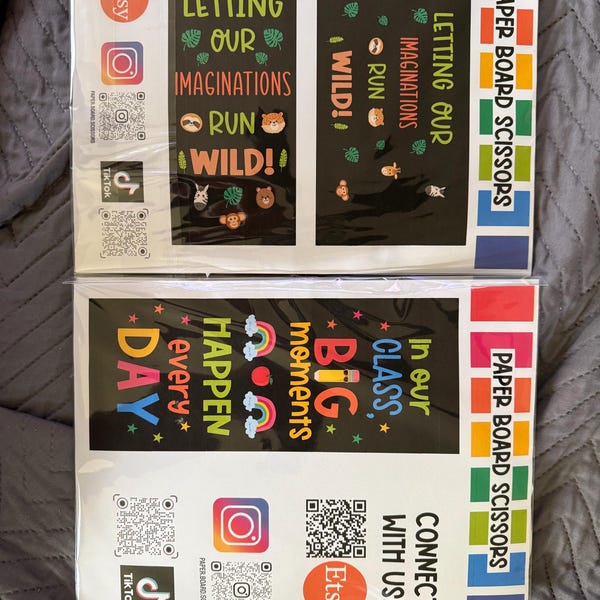 MATH Teaches Us Bulletin Board Kit Letters Math Bulletin Board ...