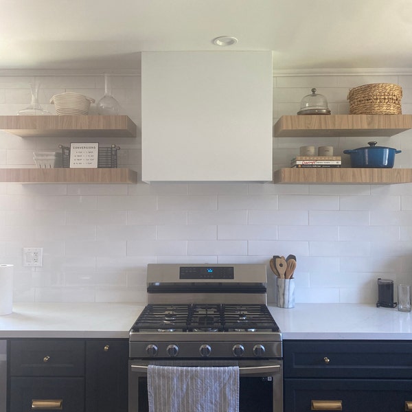 30" Matte Black Square Hood Vent Custom Color 3 Speed Fan With Leds - Etsy