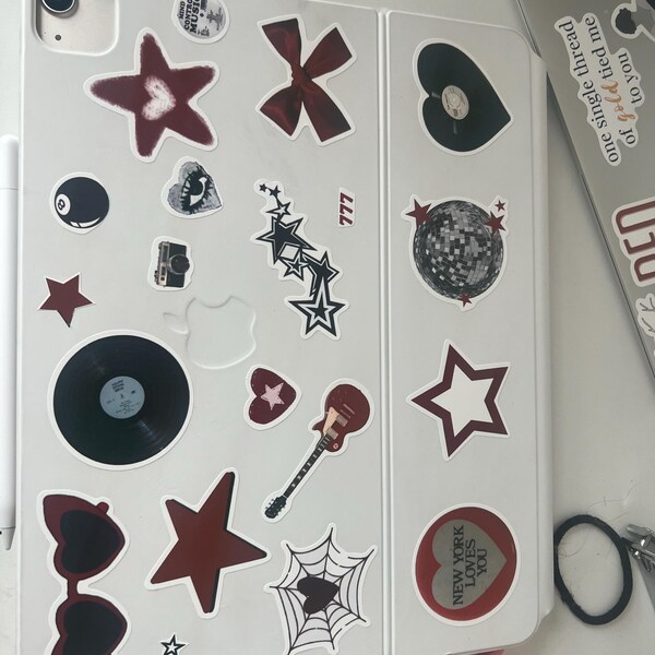 50pcs Downtown Girly Aesthetic Sticker Pack, Y2K Stickers, Retro ...