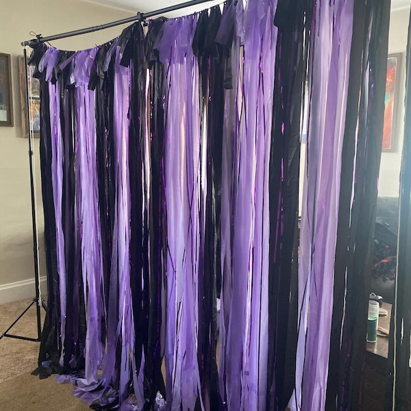 Colorful Streamer Backdrop, Fiesta Party Decor, Wedding Ceremony ...