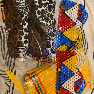 Zulu Warrior Vest. Zulu Leopard Print Traditional Vest. Zulu Vest ...