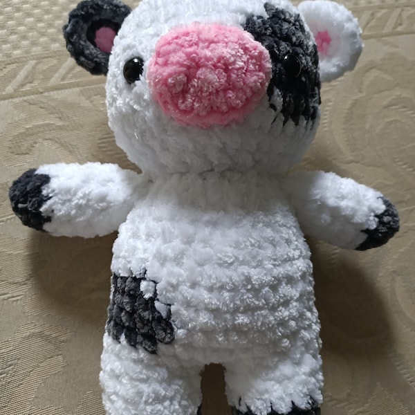 Cow Plush Crochet Pattern Cow Pattern Baby Cow Amigurumi PDF Crochet ...