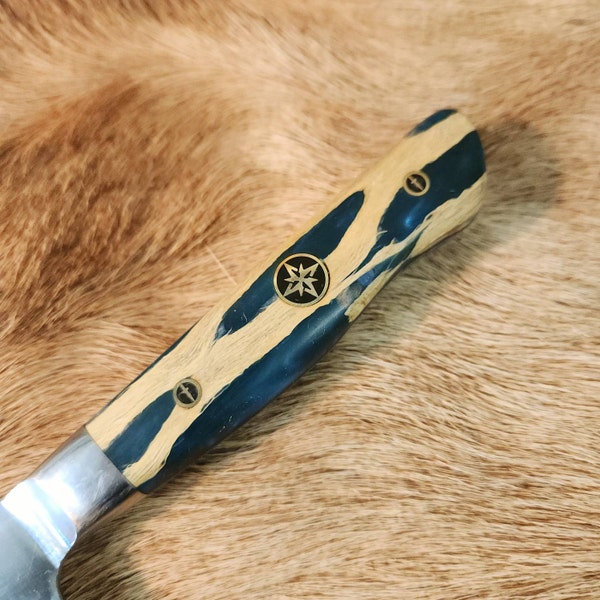 Cheese Burl, Curly Maple, and Walnut Combination Knife Scales - S-348 ...