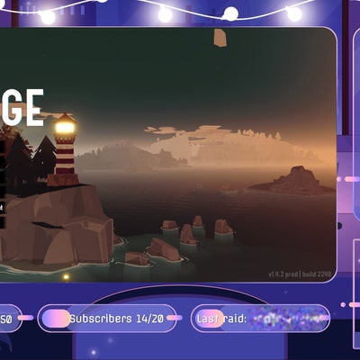 Seaweed Bubble Animated Screen Package/stream Overlay/stream Package/sea Theme/ocean/deep Theme ...