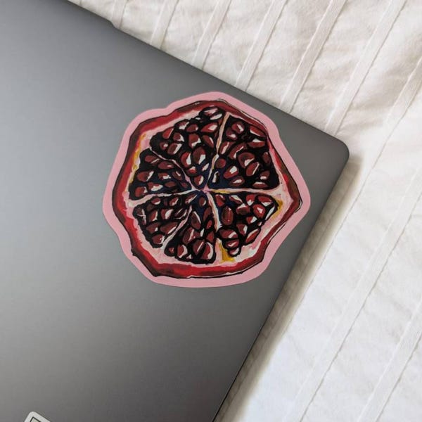 Lemon Watercolor Vinyl Sticker | Fruit Sticker | Cute Laptop Stickers ...