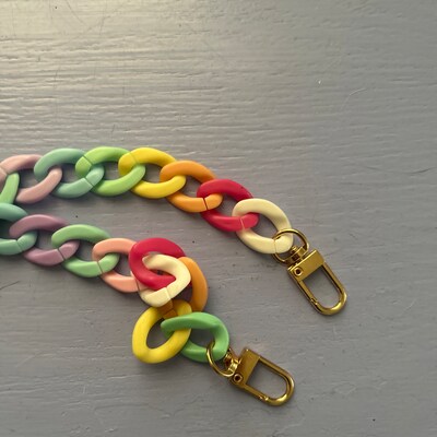 Plastic Link Chain19 Colors Acrylic Curb Chain Linksflat - Etsy