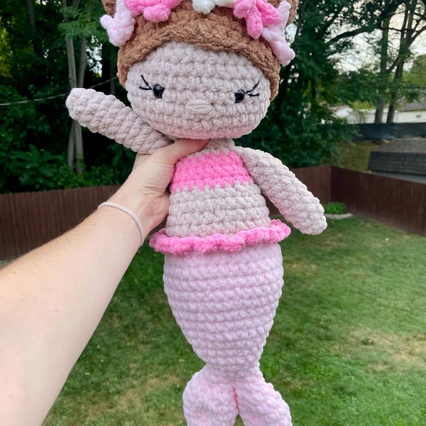The Original Merbabies Amigurumi Pattern, Crochet Merbaby Plushie ...
