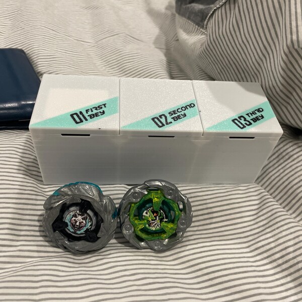 Beyblade X 3D Printed 3on3 'spinner' Deck Case - Customized Build - Etsy