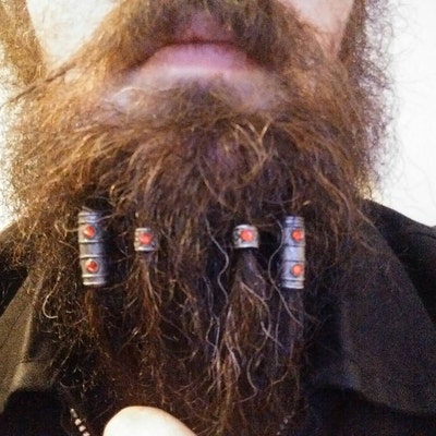 Custom Colour Dwarf, Viking, Cosplay, LARP Hair or Beard Beads Pair - Etsy