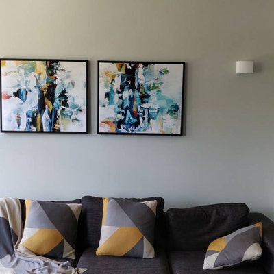 Extra Large Canvas Art, Framed Canvas Painting Prints, Set of 2 ...