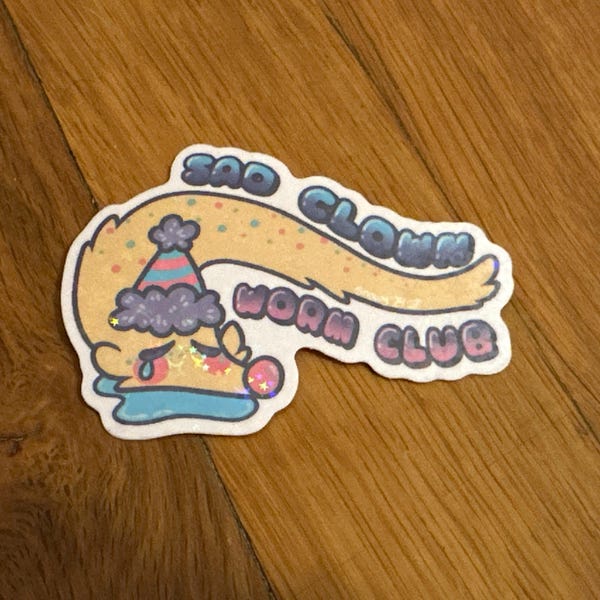 Buff Worm Meme Sticker || Funny Meme, Squirmle, Worm on a String - Etsy